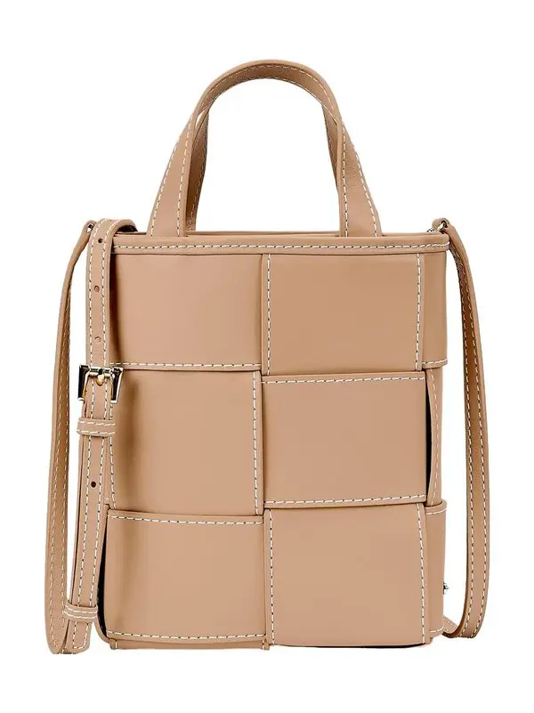 Gigi New York Chloe Mini Shopper - Cappuccino