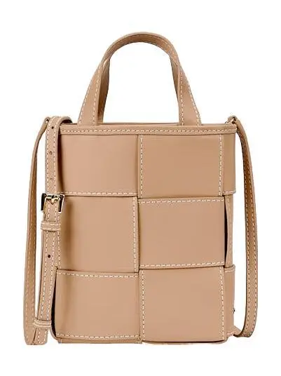 Gigi New York Chloe Mini Shopper - Cappuccino
