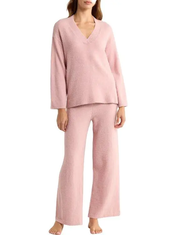 Nordstrom Sweater And Lounge Pants Set - Pink Puff