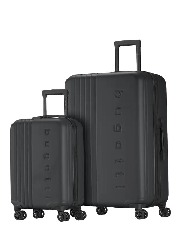 BUGATTI Classic 2-piece Hardside Luggage Set - Black