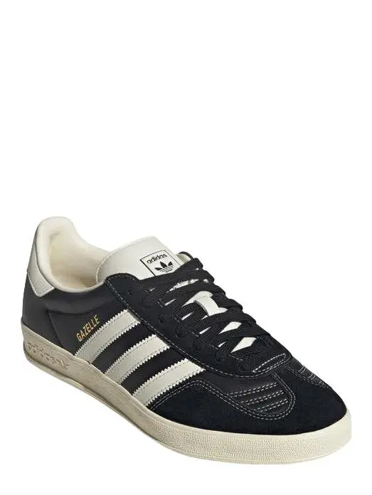 Adidas Gazelle Indoor Sneaker - Black/cream White/gold