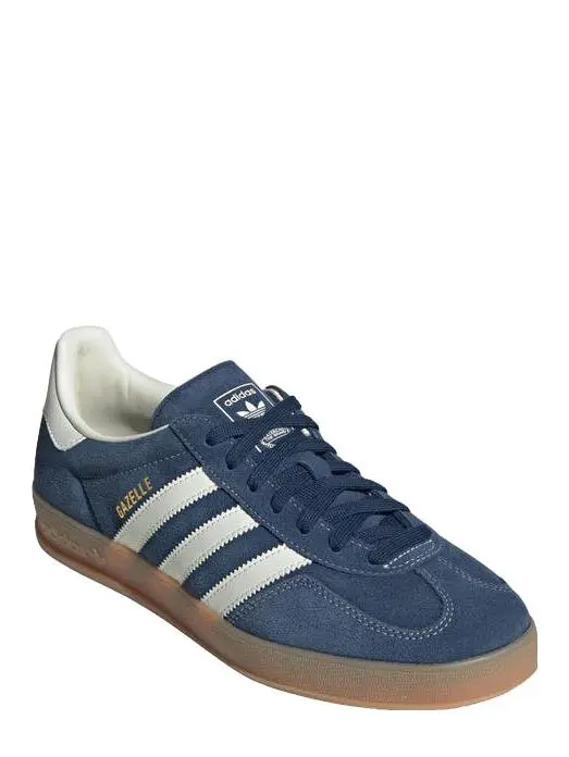 Adidas Gazelle Indoor Sneaker - Indigo/off White/gold
