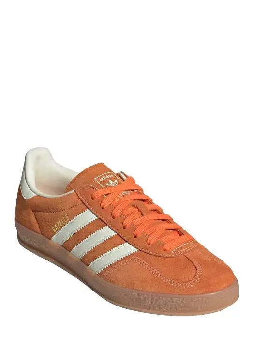 Adidas Gazelle Indoor Sneaker - Orange/off White/gold Metallic