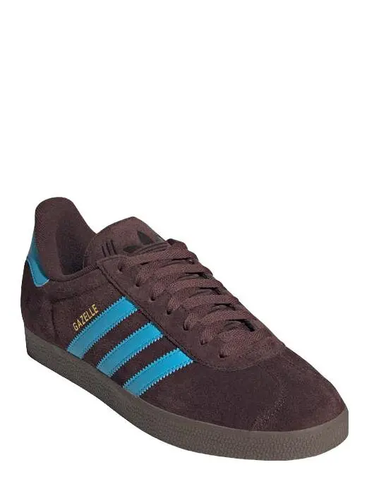 Adidas Gazelle Indoor Sneaker - Shadow Brown/sky Rush/white
