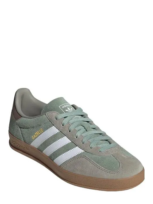 Adidas Gazelle Indoor Sneaker - Silver/green/white