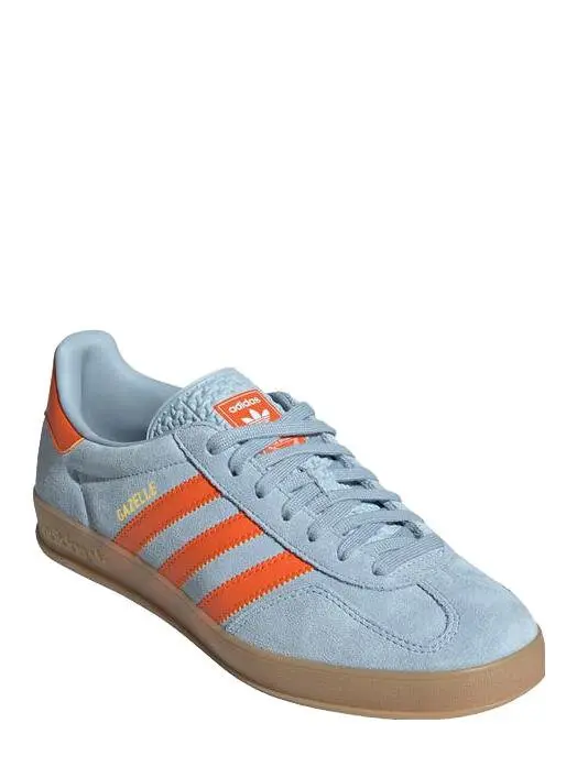 Adidas Gazelle Indoor Sneaker - Wonder Blue/orange/white