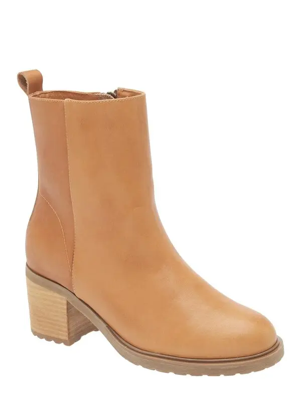 CHOCOLAT BLU Nadi Bootie - Tan Leather