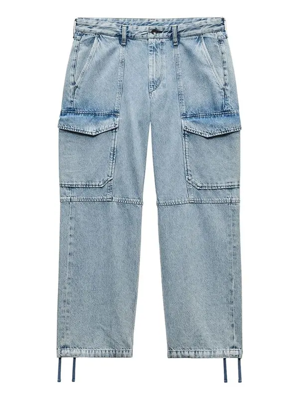Rag & Bone Fit 4 Denim Cargo Pants - Skylight