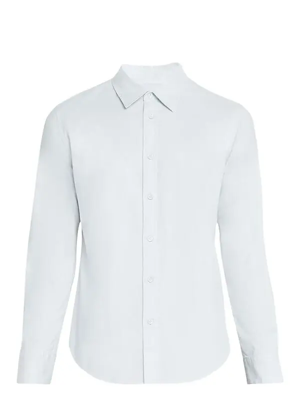 Rag & Bone Tomlin Stretch Dobby Shirt - Mdblue