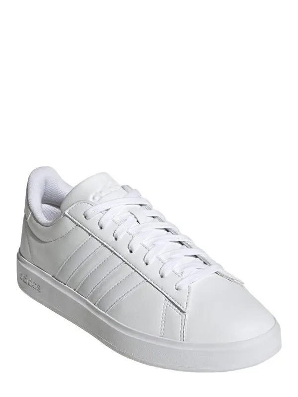 Adidas Grand Court 2.0 Lace Up Sneakers - Cloud White / Cloud White / Ecru Tint