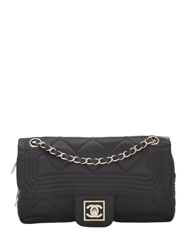 Chanel Sportline Half Flap Bag - Black