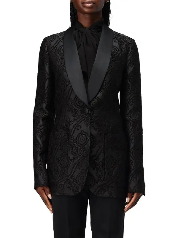 Etro Jacquard Blazer - Black
