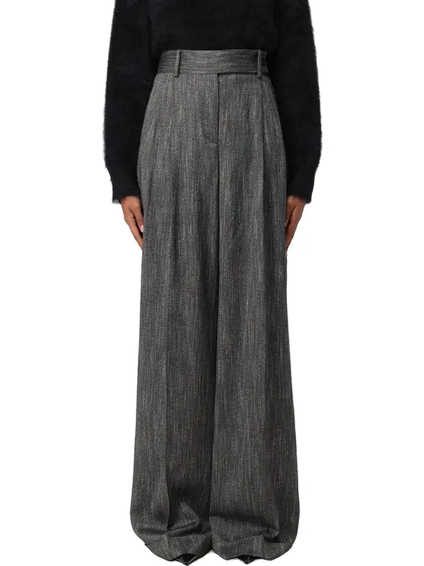 Alberta Ferretti Wide Leg Pants - Grey