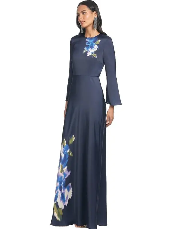 Sachin & Babi Alex Printed Gown - Natural