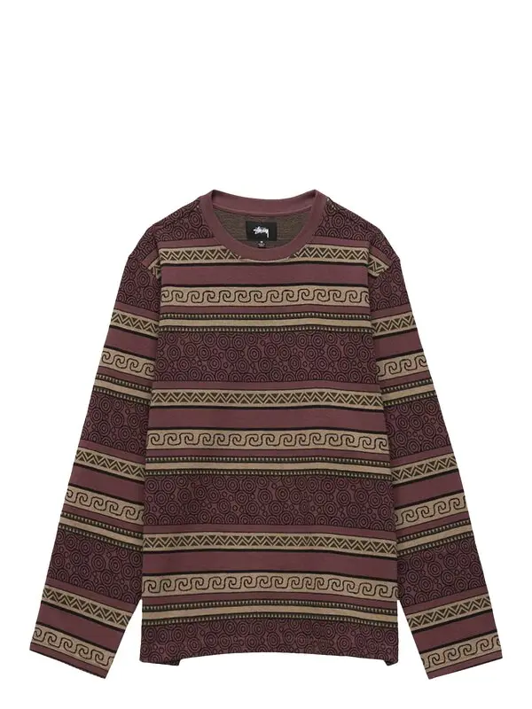 StÜssy Sumatra Long-sleeve Tee 'maroon - Red
