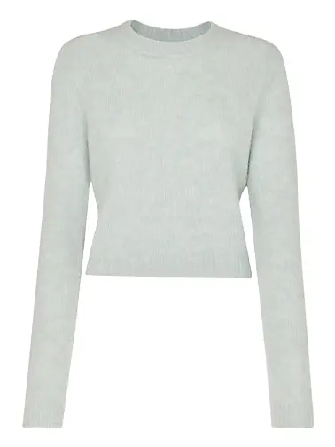 Whistles Slim-fit Alpaca-blend Jumper - Pale Green