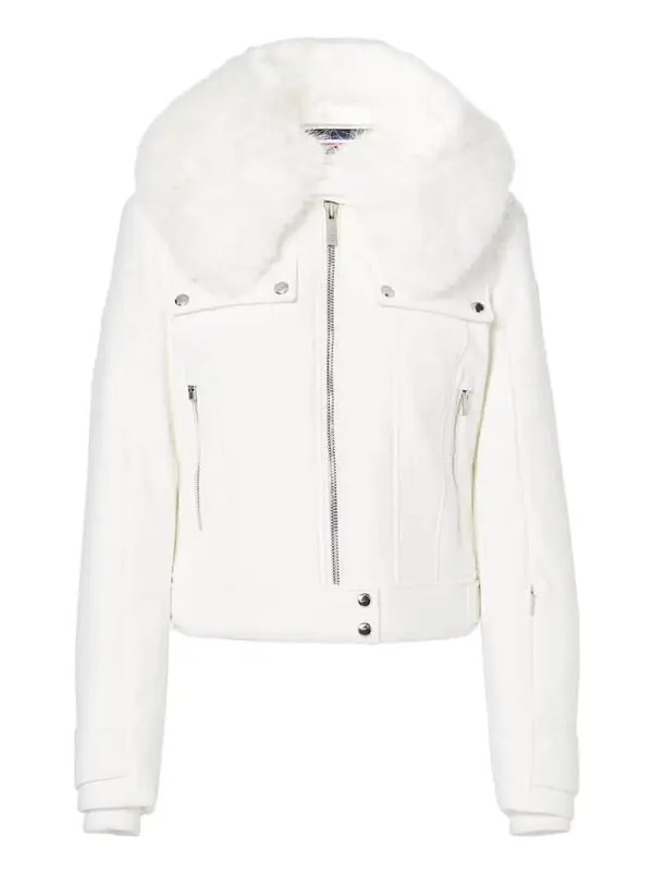 Fusalp Maeli Faux Fur-trimmed Jacket - White