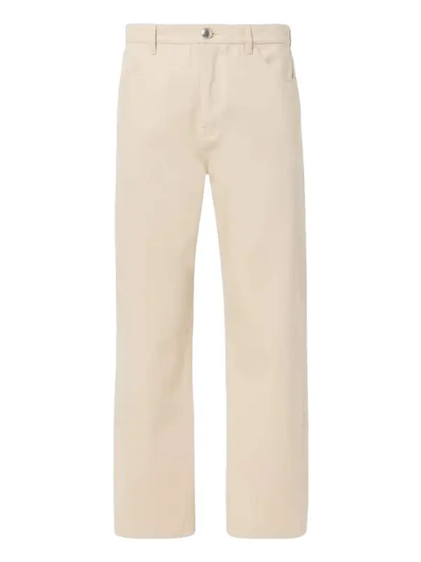 JIL SANDER Mid-rise Straight Jeans - Beige
