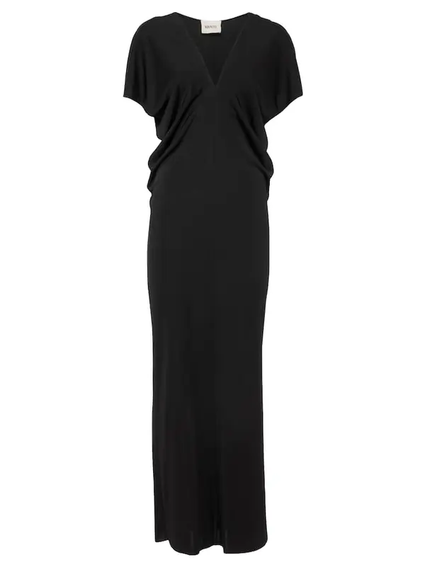 Khaite Ima Maxi Dress - Black