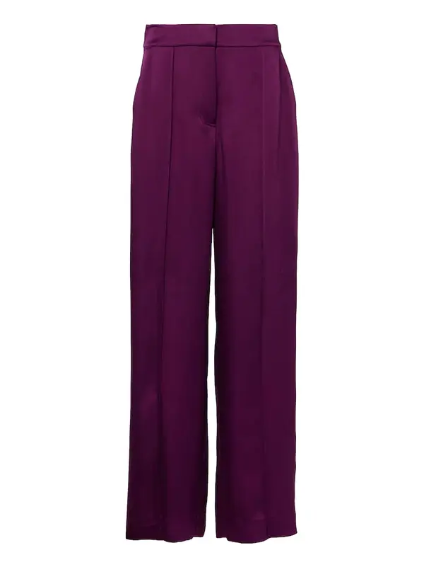 Simkhai Kira Wide-leg Pants - Purple