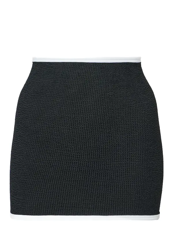 Hunza G Swimskirt Miniskirt - Black