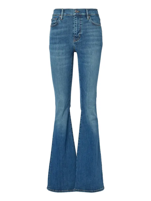 FRAME Le High Flare Jeans - Blue
