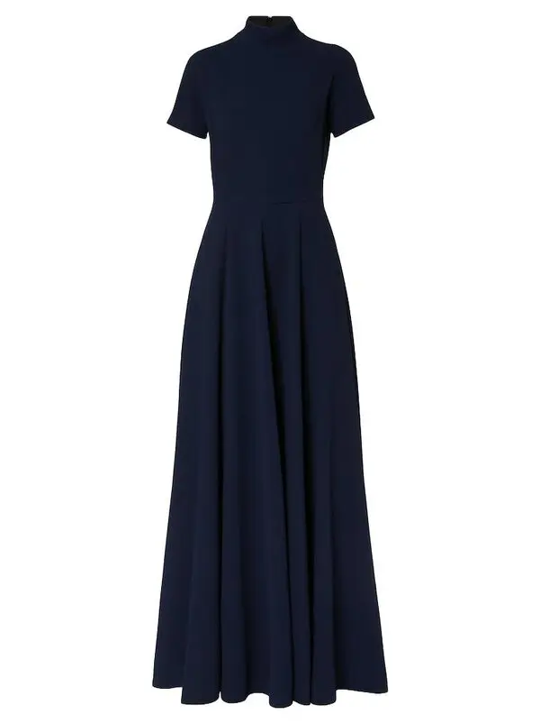 EMILIA WICKSTEAD Malinda Lamé Tweed Gown - Silver