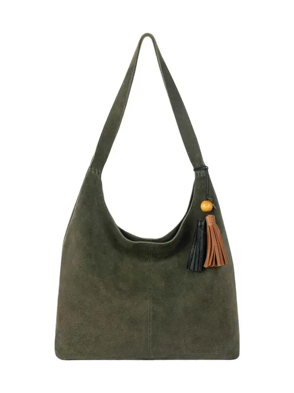 THE SAK Huntley Hobo Bag - Moss Suede