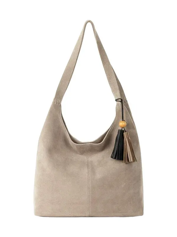 THE SAK Huntley Hobo Bag - Sand Suede