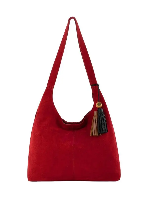 THE SAK Huntley Hobo Bag - Scarlet Suede