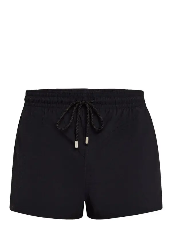 Vilebrequin Jacquard Swim Shorts - Black