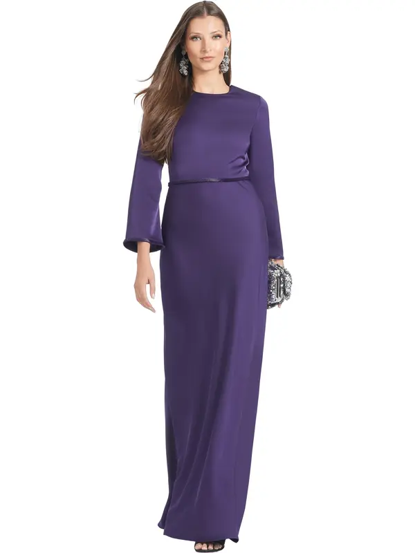 Sachin & Babi Alex Gown - Amethyst
