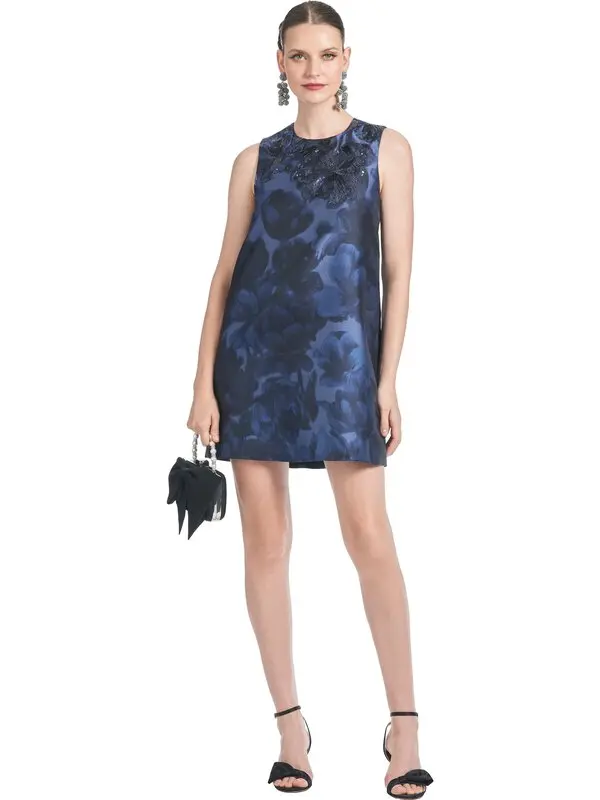 Sachin & Babi Uma Mini Dress - Deep Ocean Bouquet