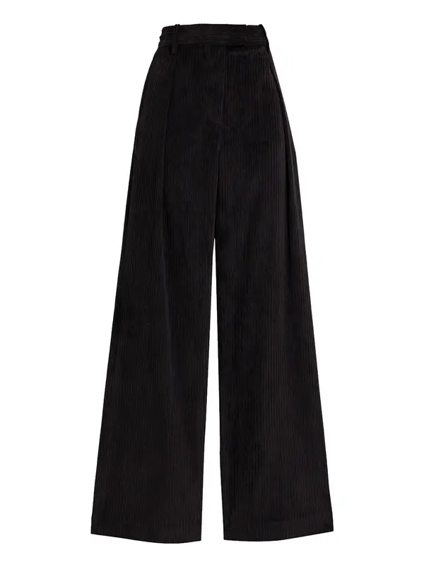 Rag & Bone Bennett Corduroy Wide-leg Pants - Black