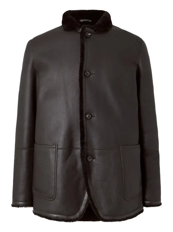 Loro Piana Shearling Jacket - Brown
