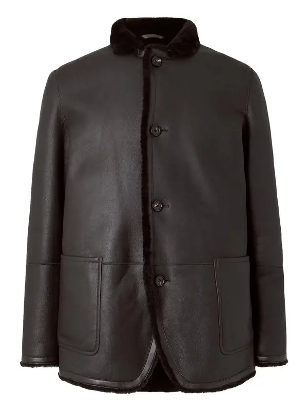 Loro Piana Shearling Jacket - Brown