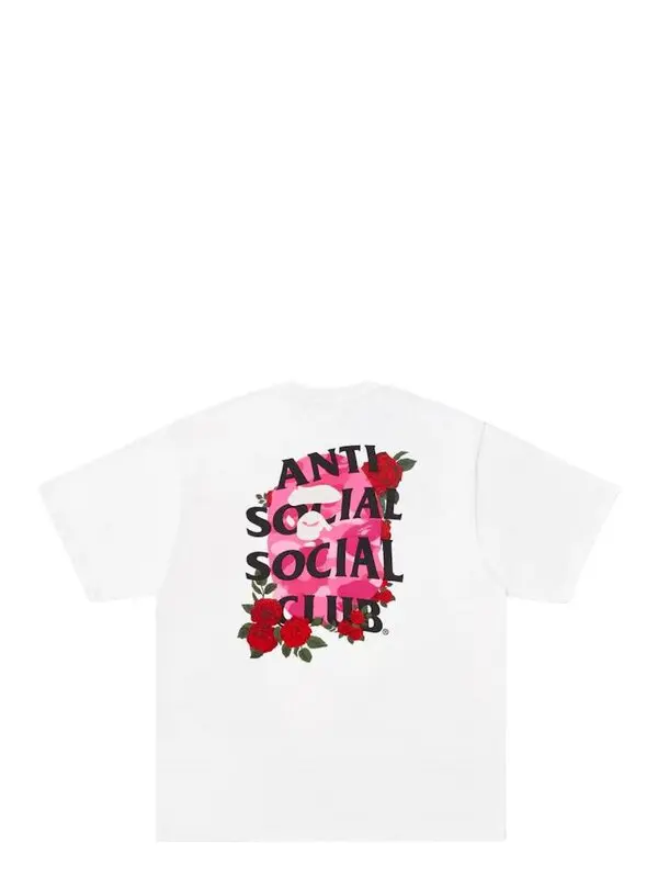 A BATHING APE X Anti Social Club Iii Tee Shirt - White