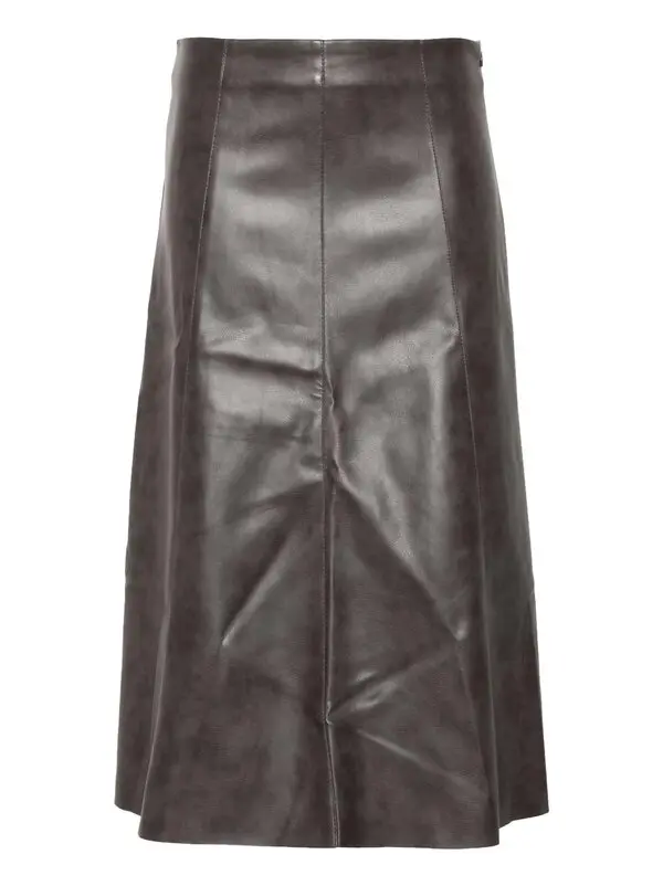 KAOS A-line Midi Skirt - Grey