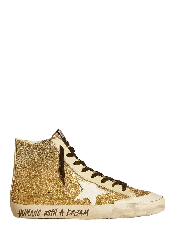 GOLDEN GOOSE Francy Penstar Sneakers - Gold