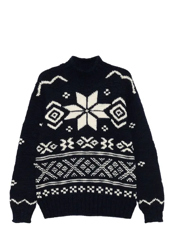Ralph Lauren Intarsia-knit Sweater - Blue