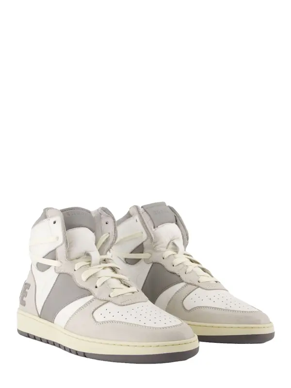 Rhude Logo-patch Sneakers - White