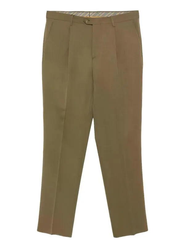 Etro Wool Trousers - Brown