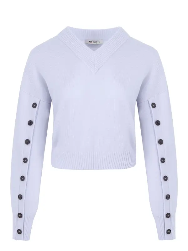 Ports 1961 Contrast-buttons Jumper - Blue