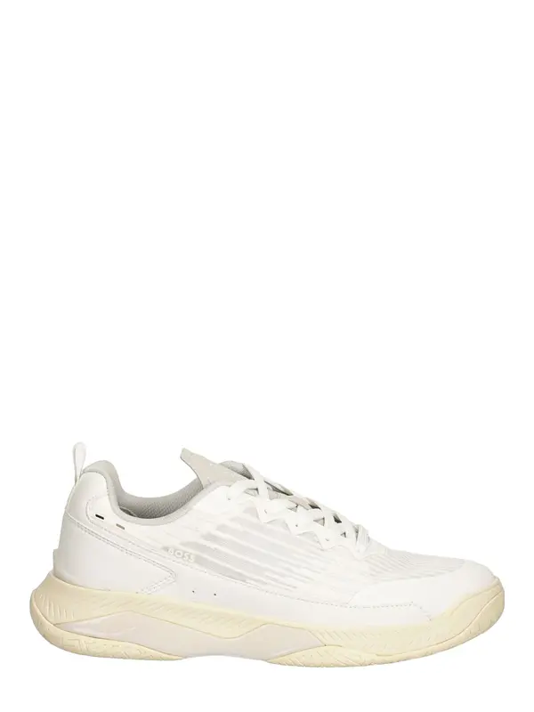BOSS Panelled Sneakers - White