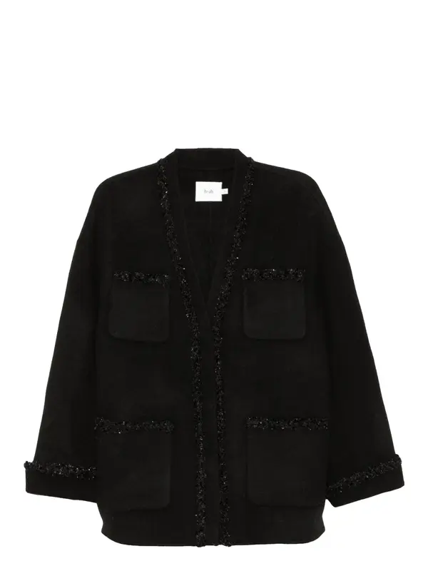 B+AB Embellished Trim Jacket - Black