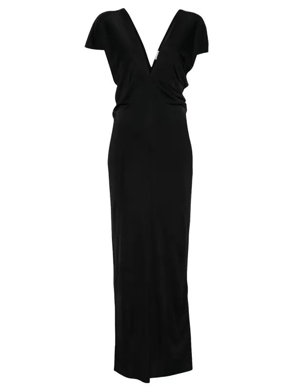 Khaite Ima Maxi Dress - Black