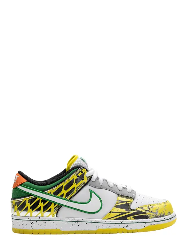 Nike Dunk Low "what The Duck Away University Of Oregon" Sneakers - White