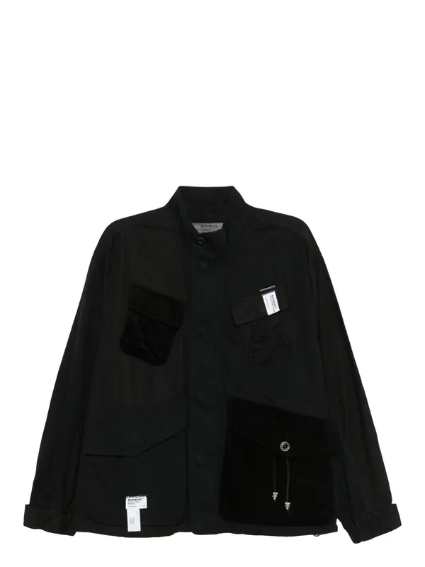 MUSIUM DIV. Cotton Military Jacket - Black