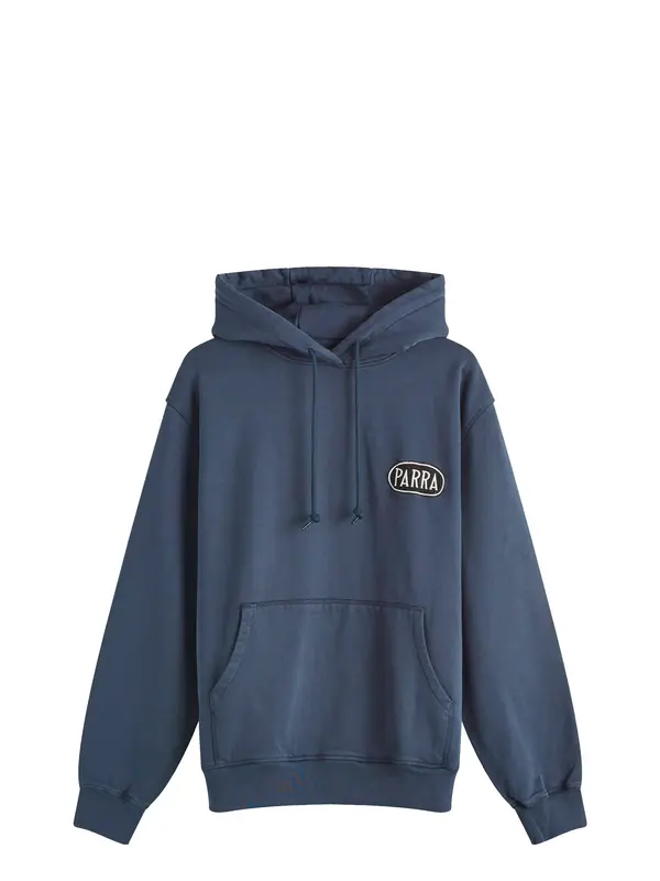 PARRA Oval Logo Hoodie - Washed Blue
