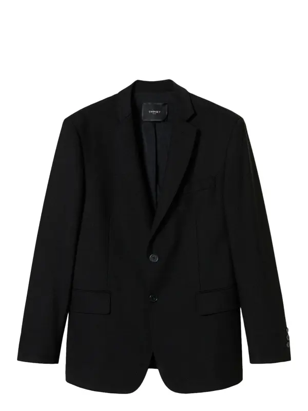 TWINSET Single-breasted Blazer - Black